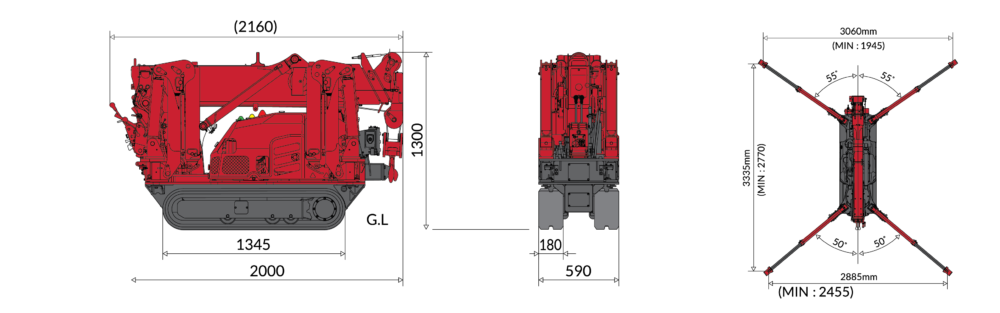 MC-174C Mini Crawler Crane Hire Melbourne | Mass Hire